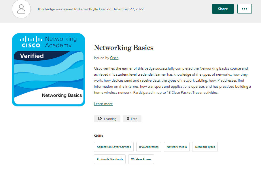 Aeron Brylle's Portfolio